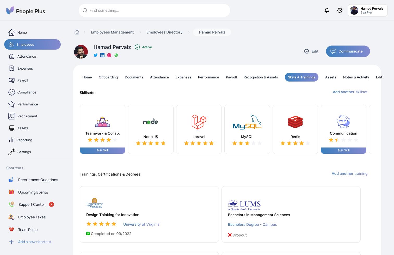 PeoplePlus - Empower Your Team with Comprehensive HR Management.